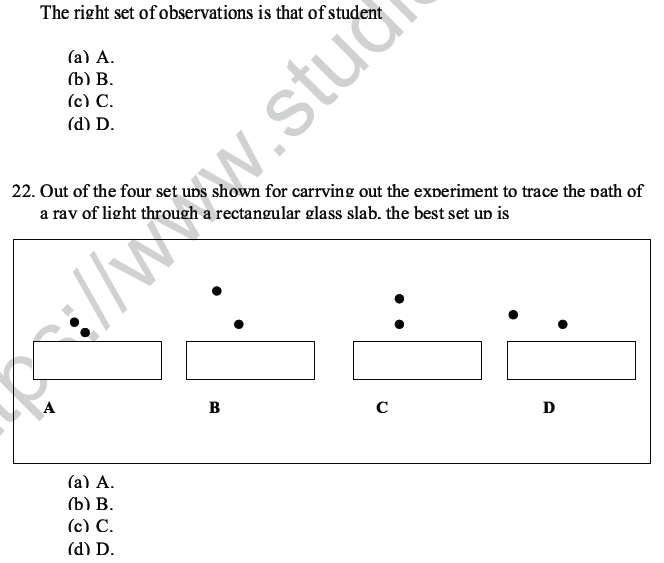 CBSE Class 10 Science MCQs Set 4, Multiple Choice Questions CBSE Class 10 Science MCQs Set 4, Multiple Choice Questions